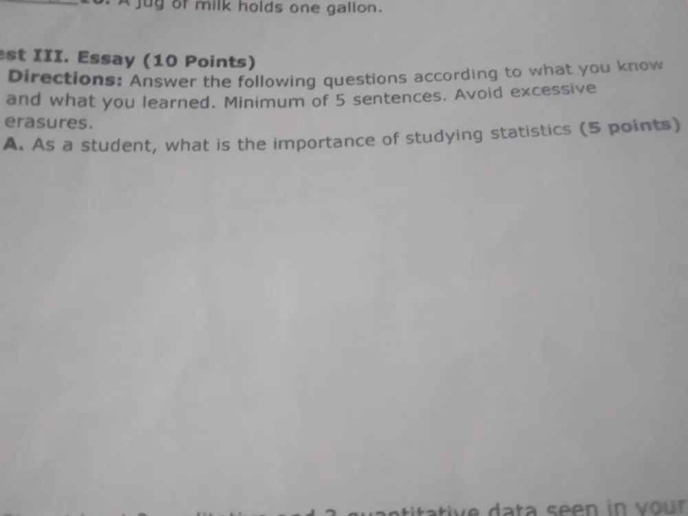 A. As a student, what is the importance of | StudyX