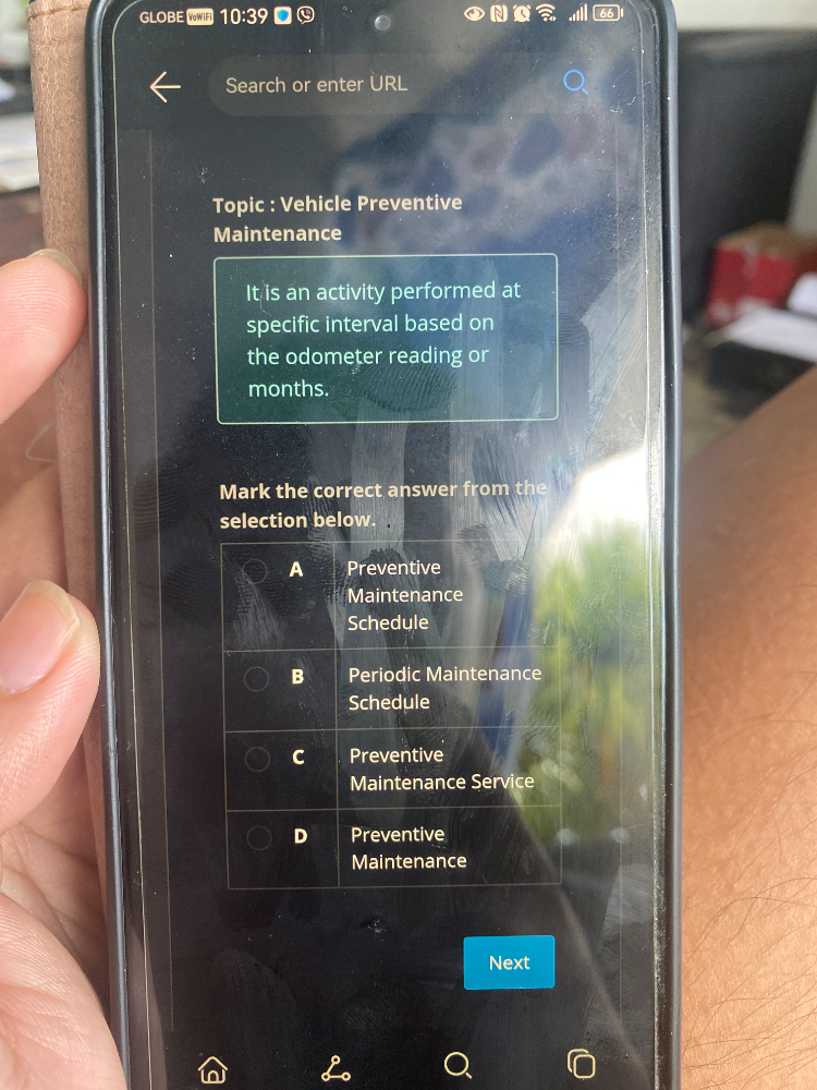 Topic Vehicle Preventive Maintenance It is | StudyX