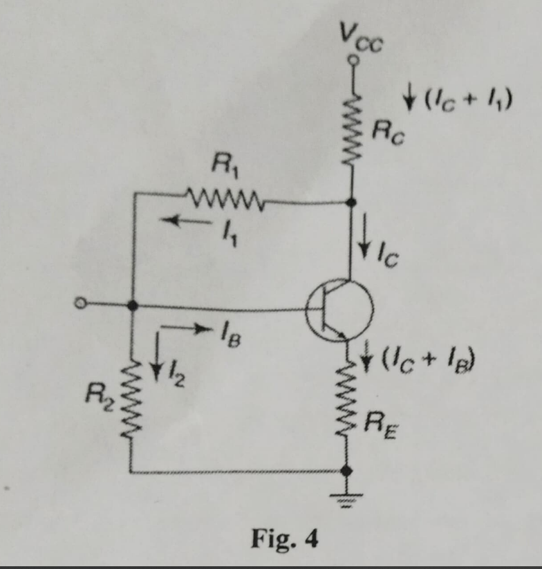 The image shows a transistor circuit | StudyX