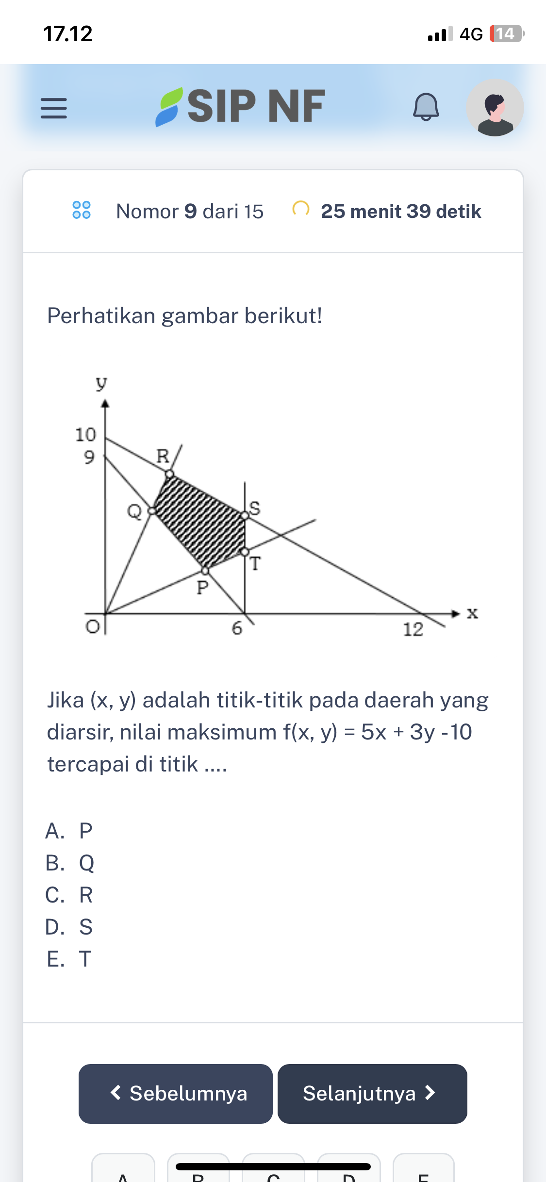 Perhatikan gambar berikut! Jika (x, y) | StudyX