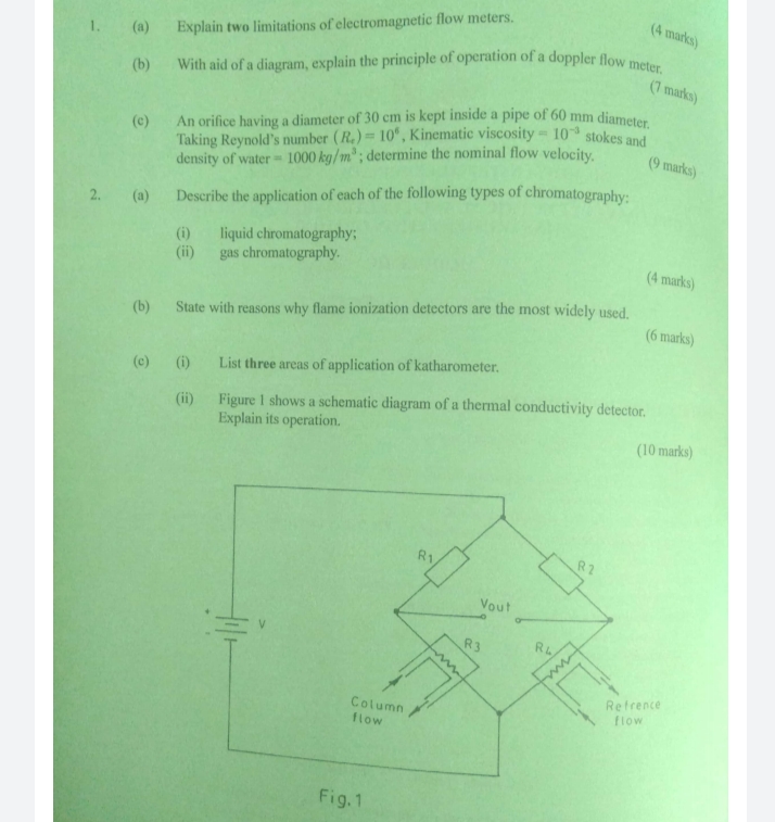 2. (c) (i) List three areas of application | StudyX
