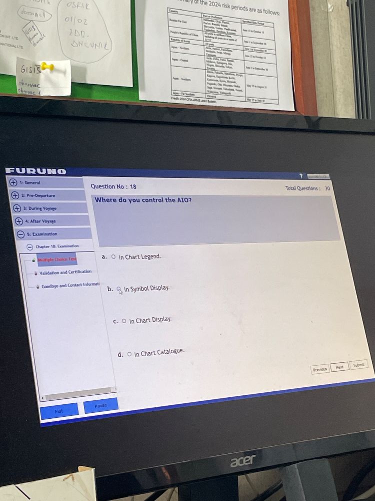 Question No: 18 Where do you control the | StudyX