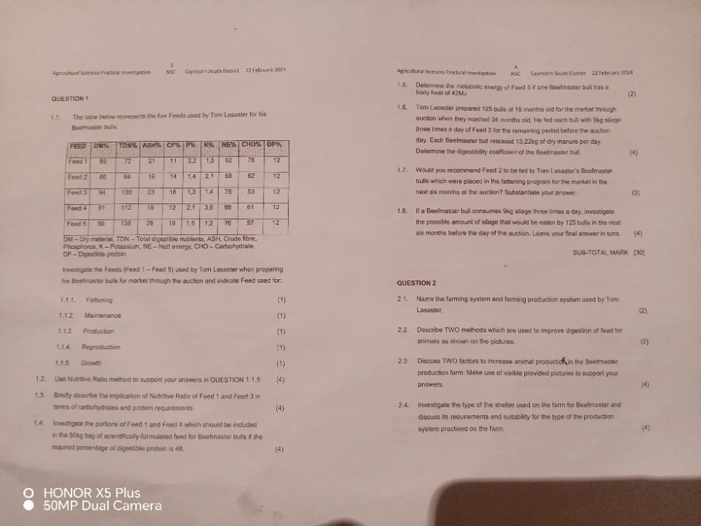 Agricultural Sciences Practical | StudyX