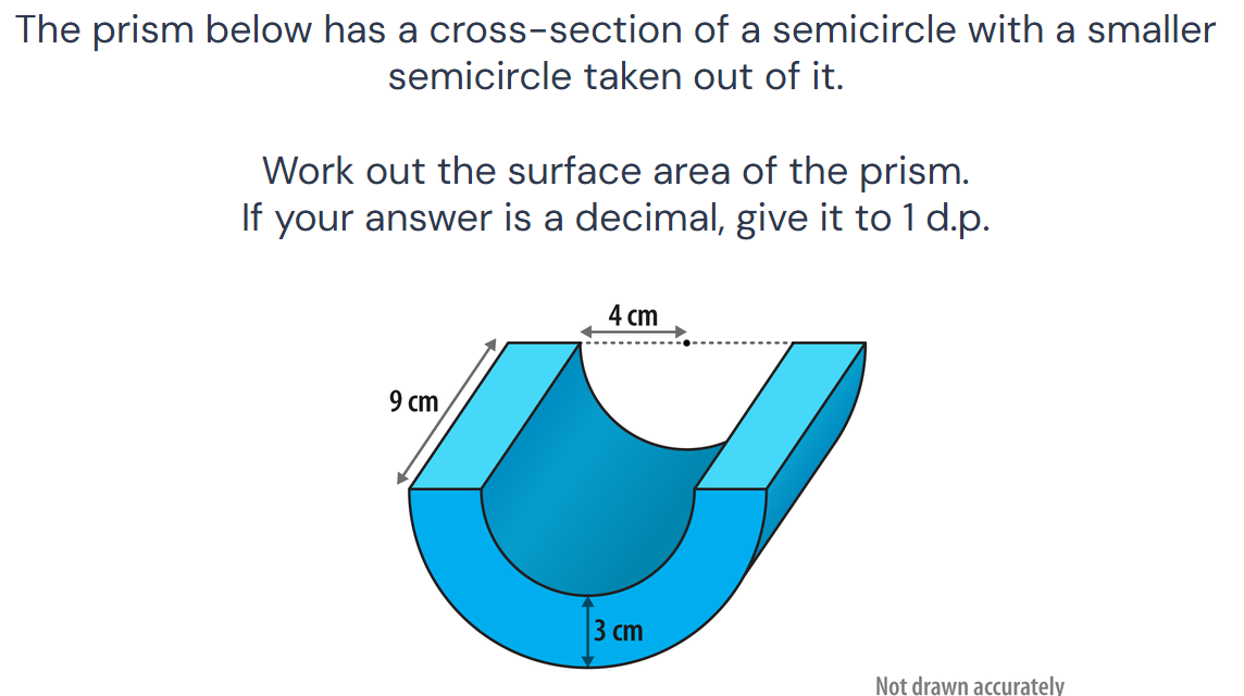 The prism below has a cross-section of a | StudyX