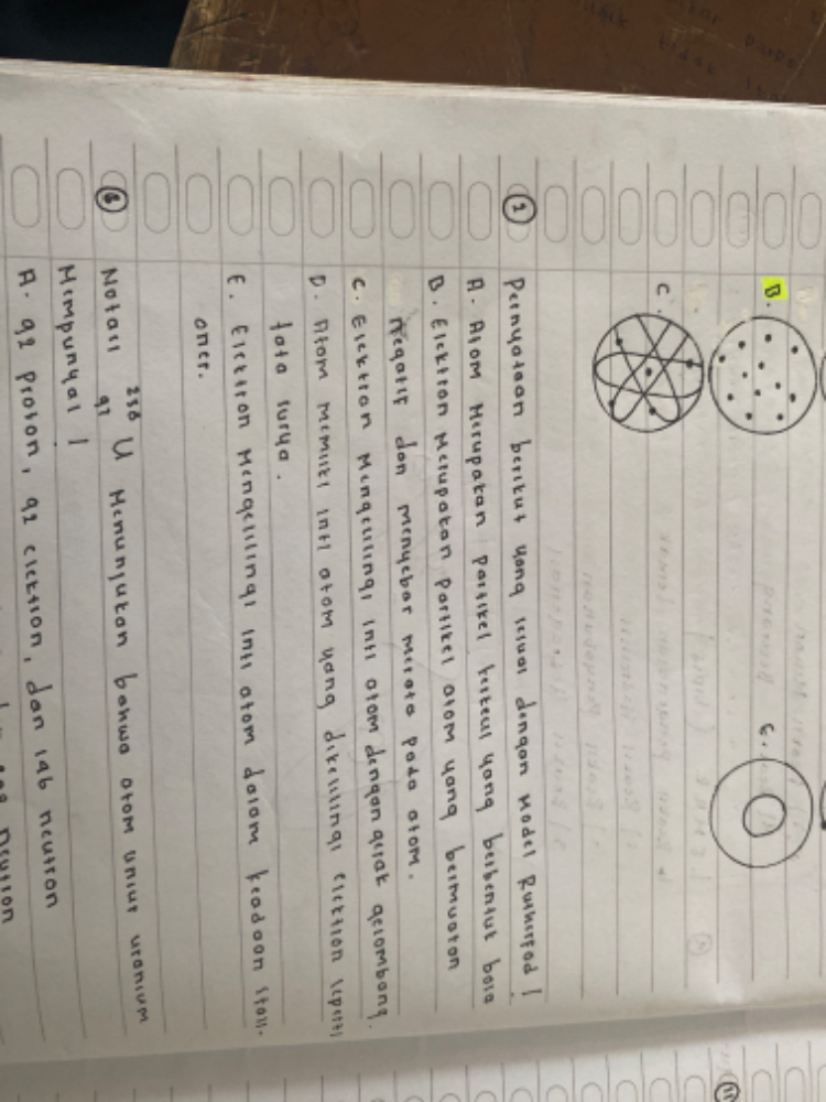 Pernyataan berikut yang sesuai dengan model | StudyX