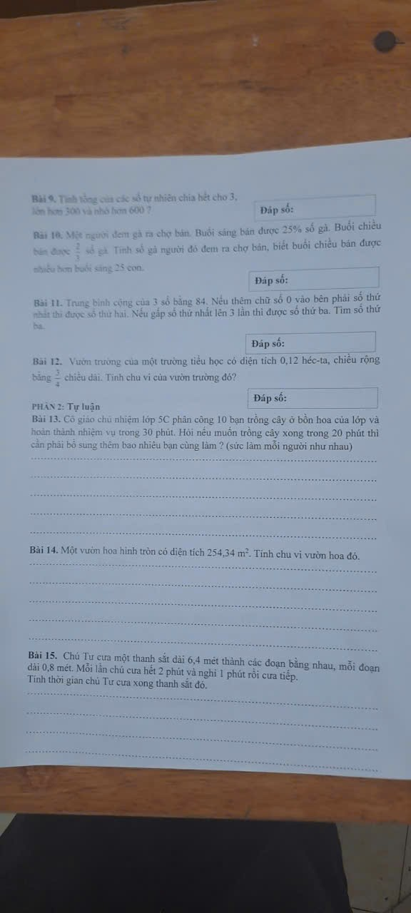 Bi 9 Tnh tng ca cc s t nhin chia ht cho 3 ln | StudyX