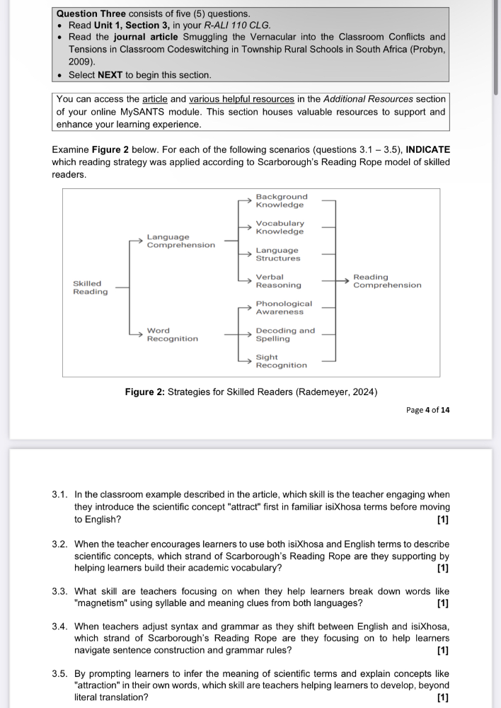 Question Three consists of five (5) | StudyX