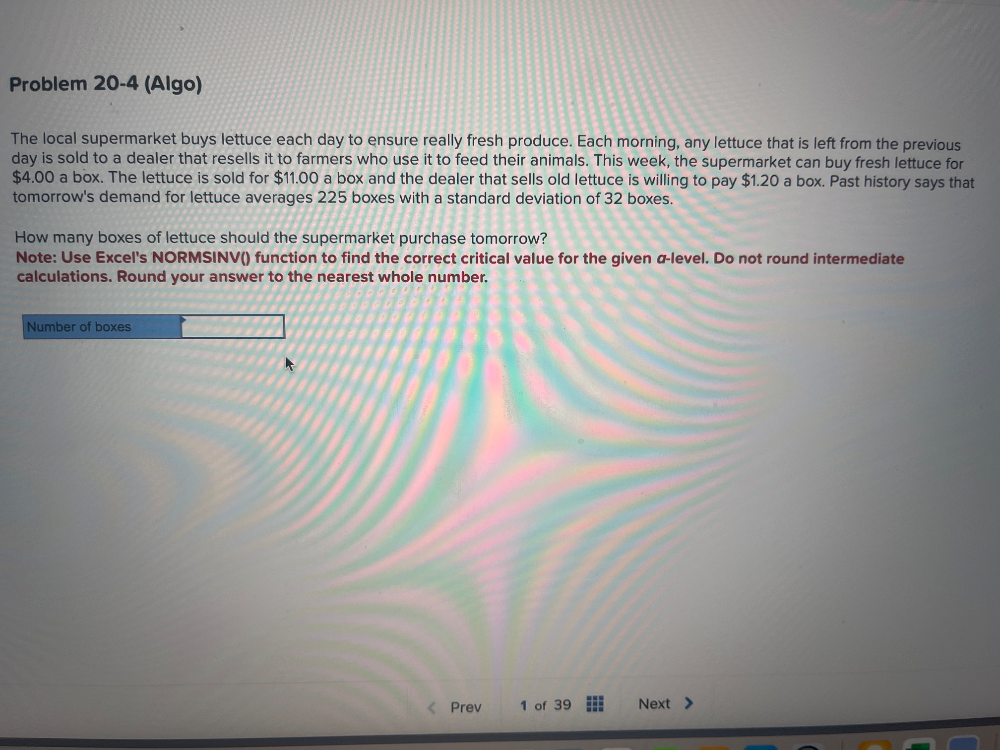 Problem 20-4 (Algo) The local supermarket | StudyX