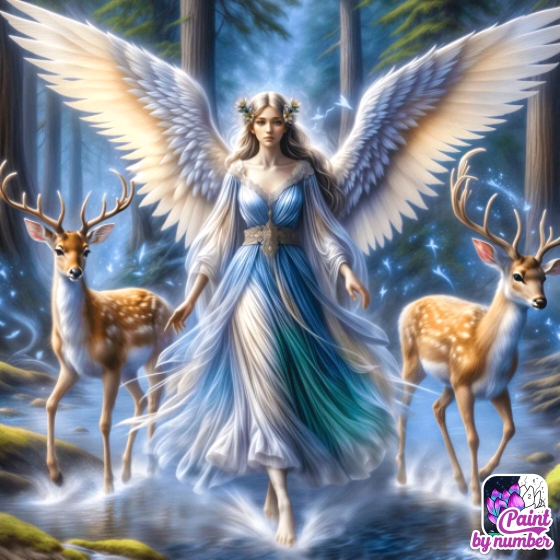 This image contains a painting of an angel | StudyX