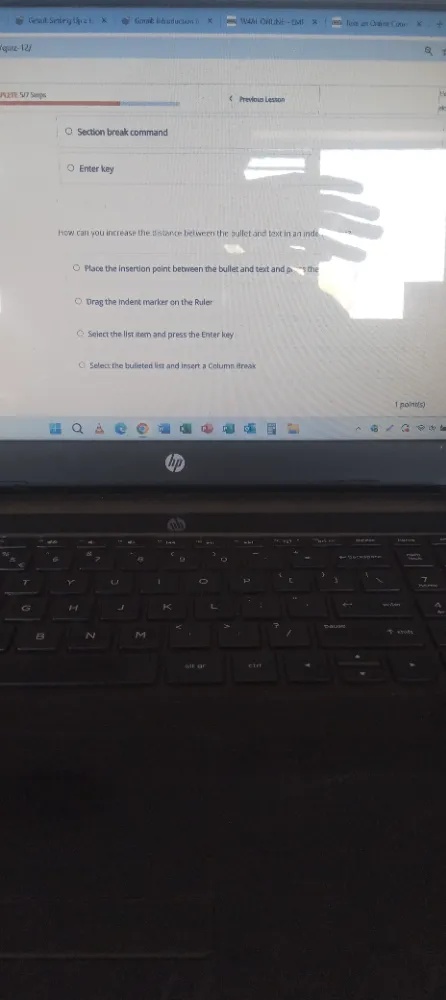 How can you increase the distance between | StudyX