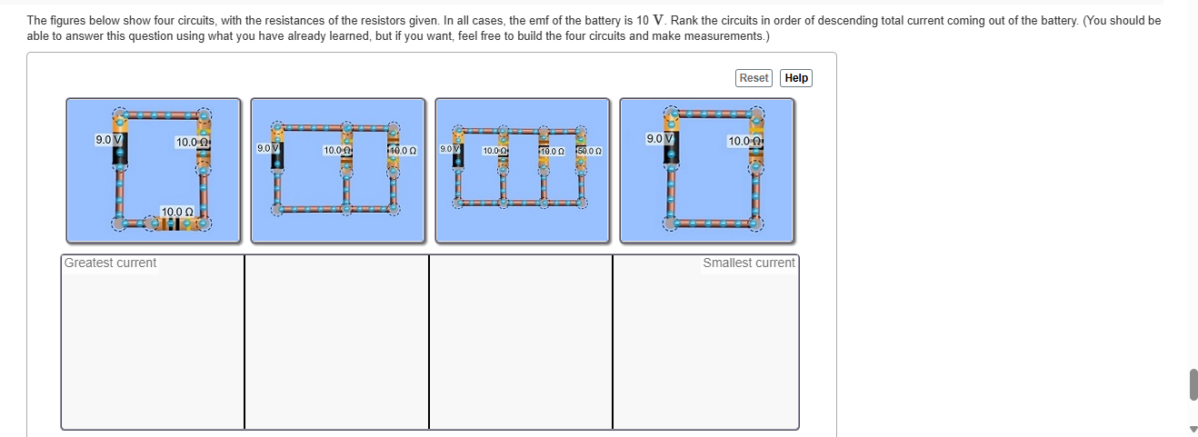 The figures below show four circuits with | StudyX