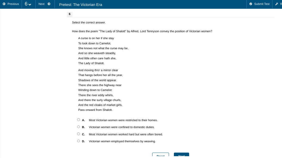 Select the correct answer How does the poem | StudyX