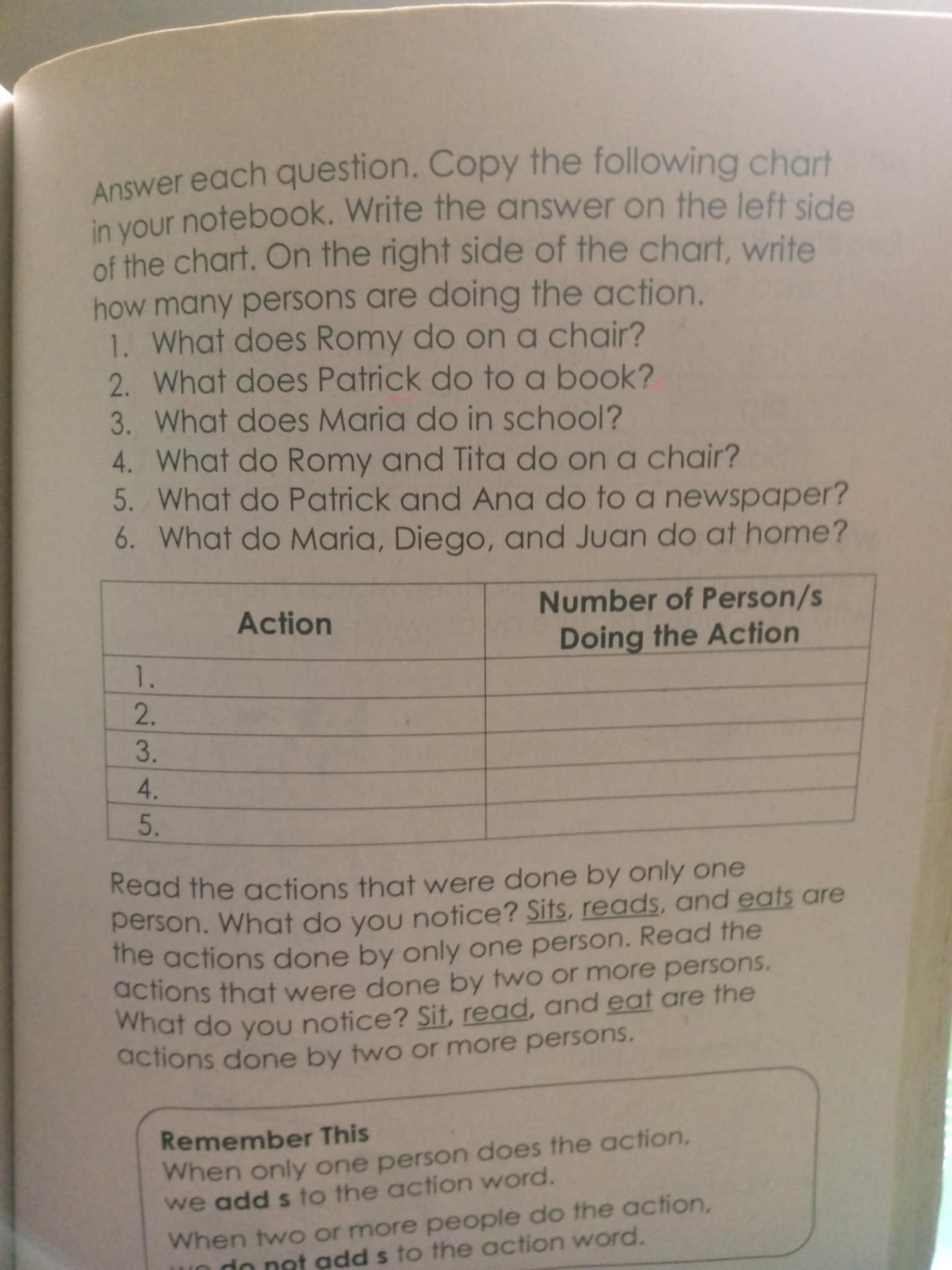 Answer each question. Copy the following | StudyX