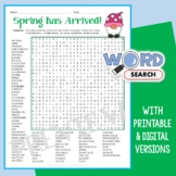 Spring has Arrived! WORD SEARCH