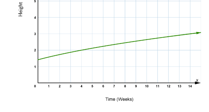 The graph shows the growth of a rare | StudyX