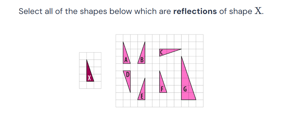 Select all of the shapes below which are | StudyX