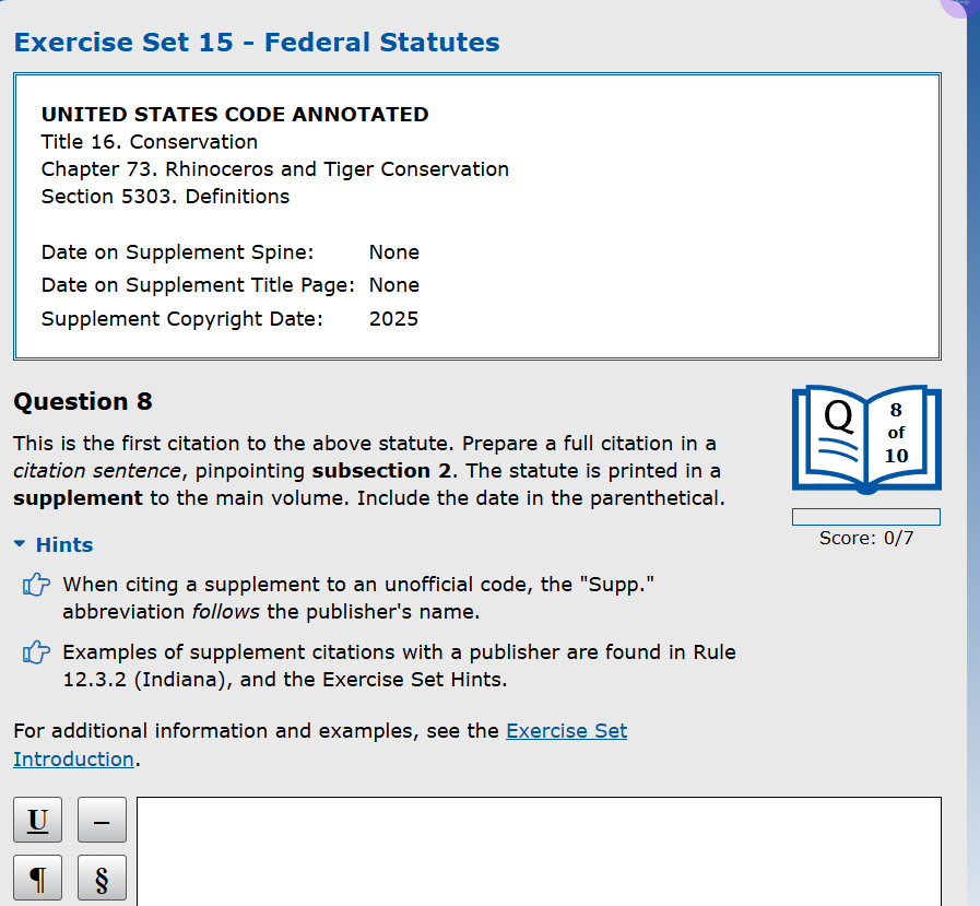 UNITED STATES CODE ANNOTATED Title 16. | StudyX
