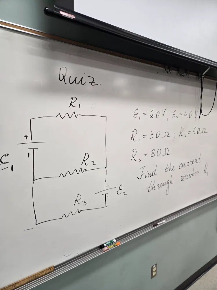Quiz. (Circuit Diagram with components | StudyX