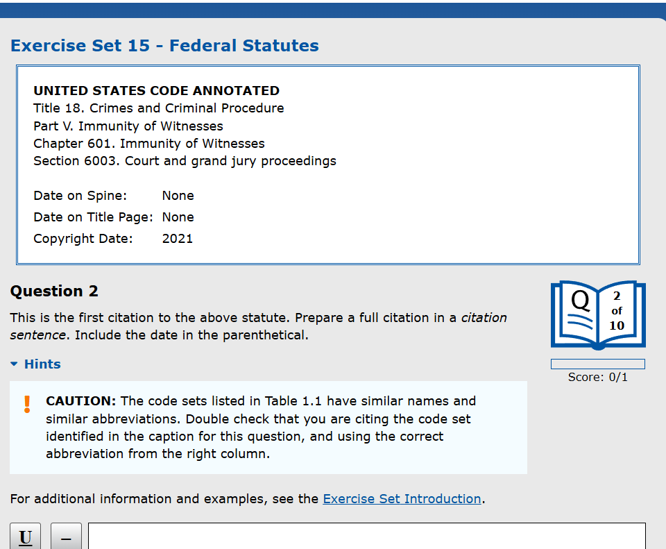 UNITED STATES CODE ANNOTATED Title 18. | StudyX