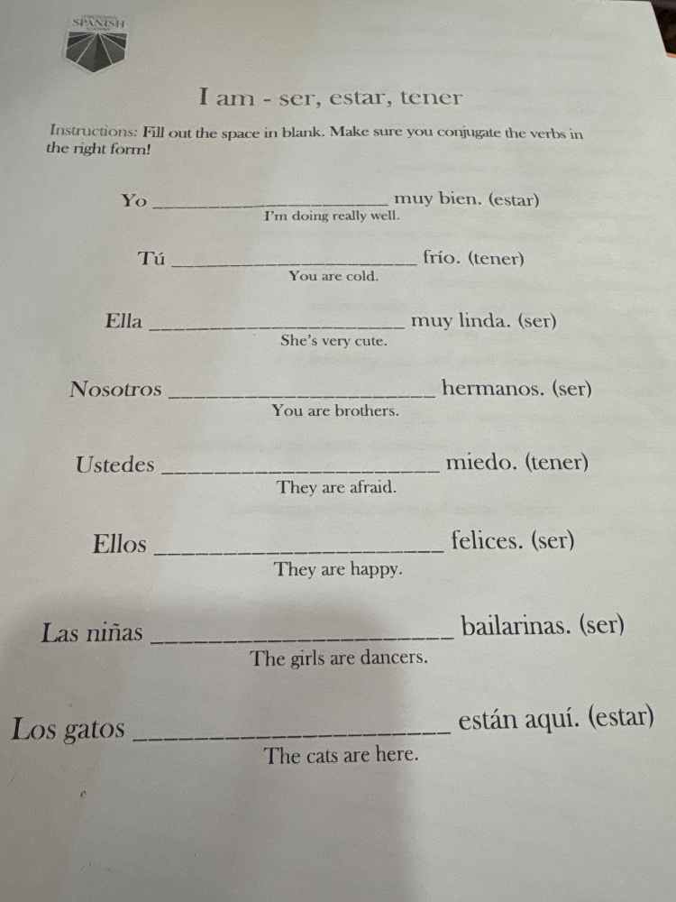 Instructions: Fill out the space in blank. | StudyX