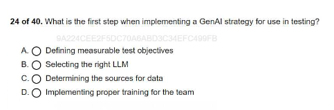 What is the first step when implementing a | StudyX
