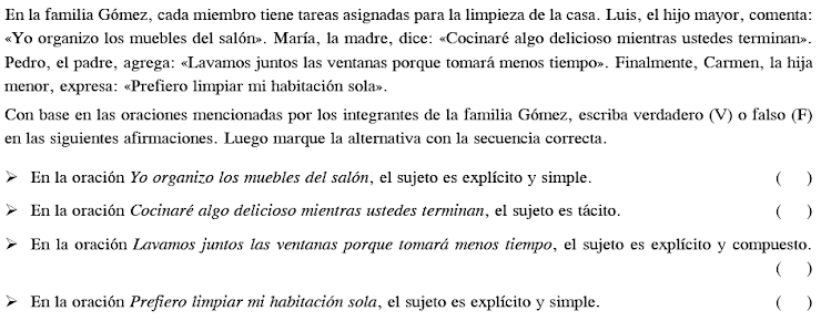 En la familia Gómez, cada miembro tiene | StudyX