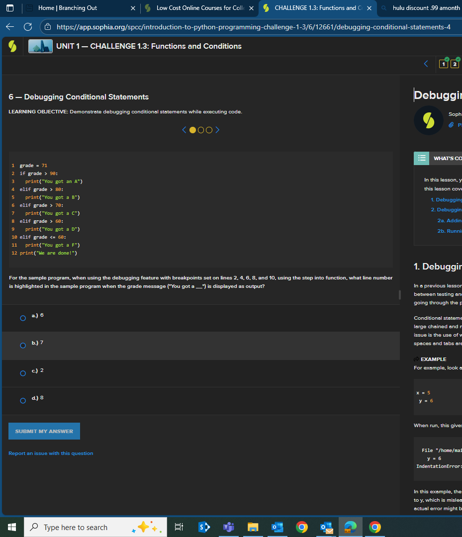 6 Debugging Conditional Statements Studyx