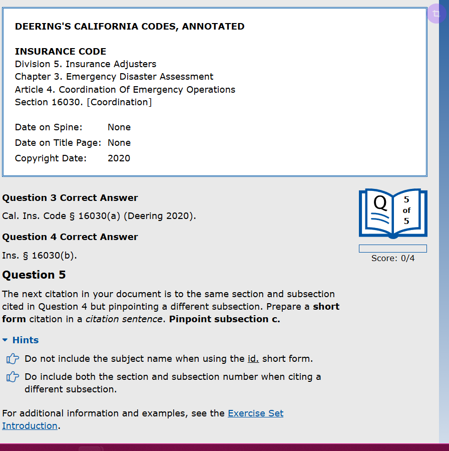 The next citation in your document is to the | StudyX