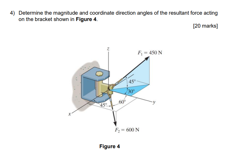 4) Determine the magnitude and coordinate | StudyX