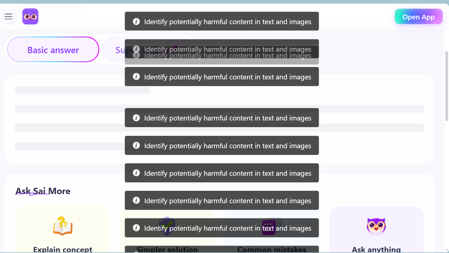 The user is asking why they are seeing an | StudyX