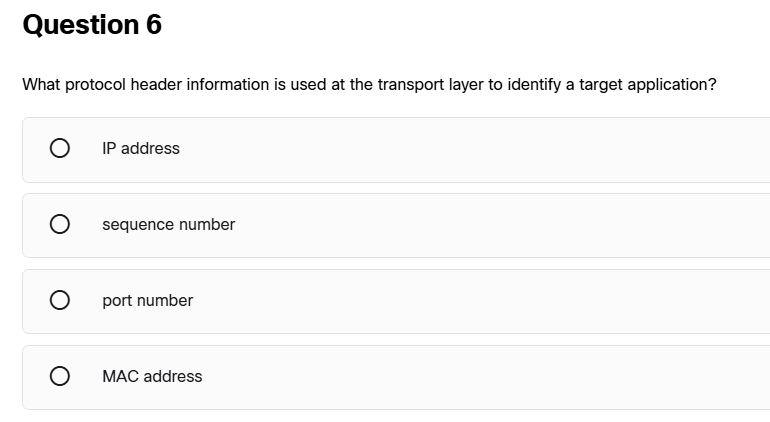 What protocol header information is used at | StudyX