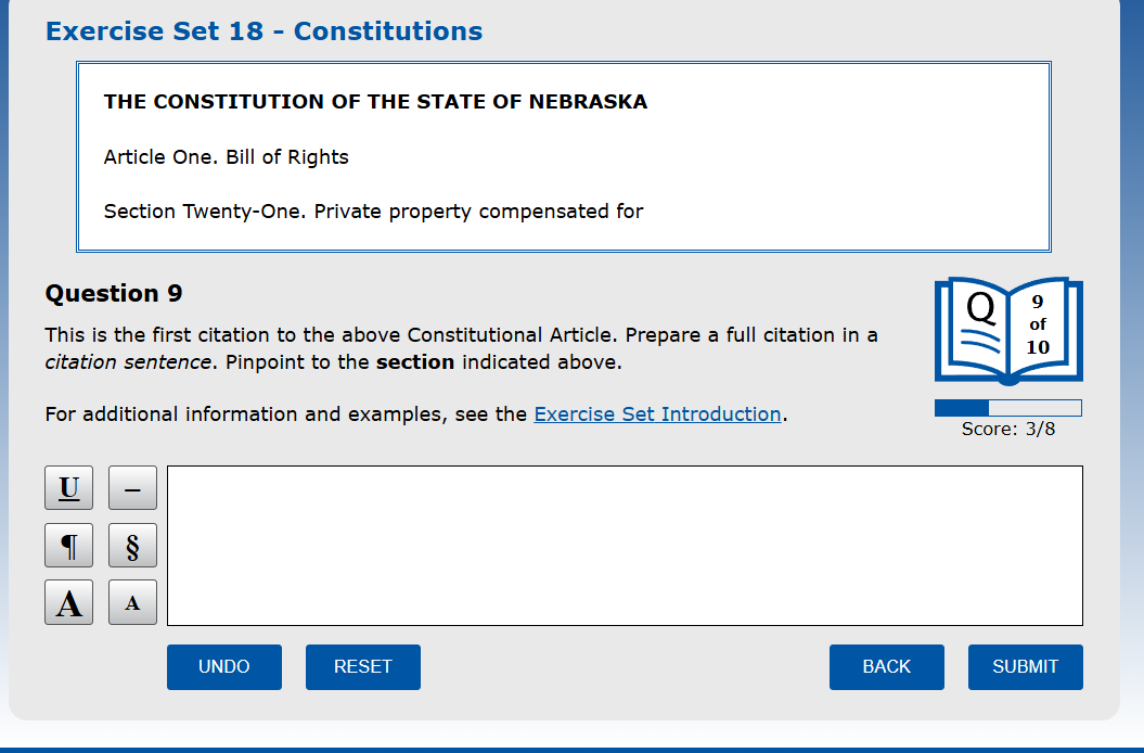 THE CONSTITUTION OF THE STATE OF NEBRASKA | StudyX