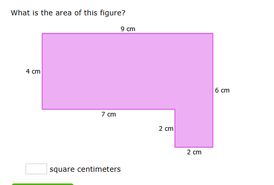 What is the area of this figure? (Figure | StudyX