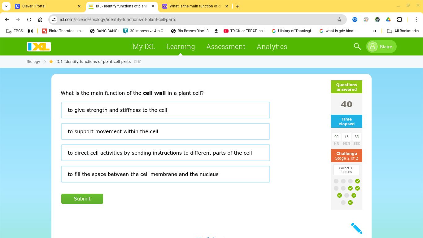 What is the main function of the **cell | StudyX