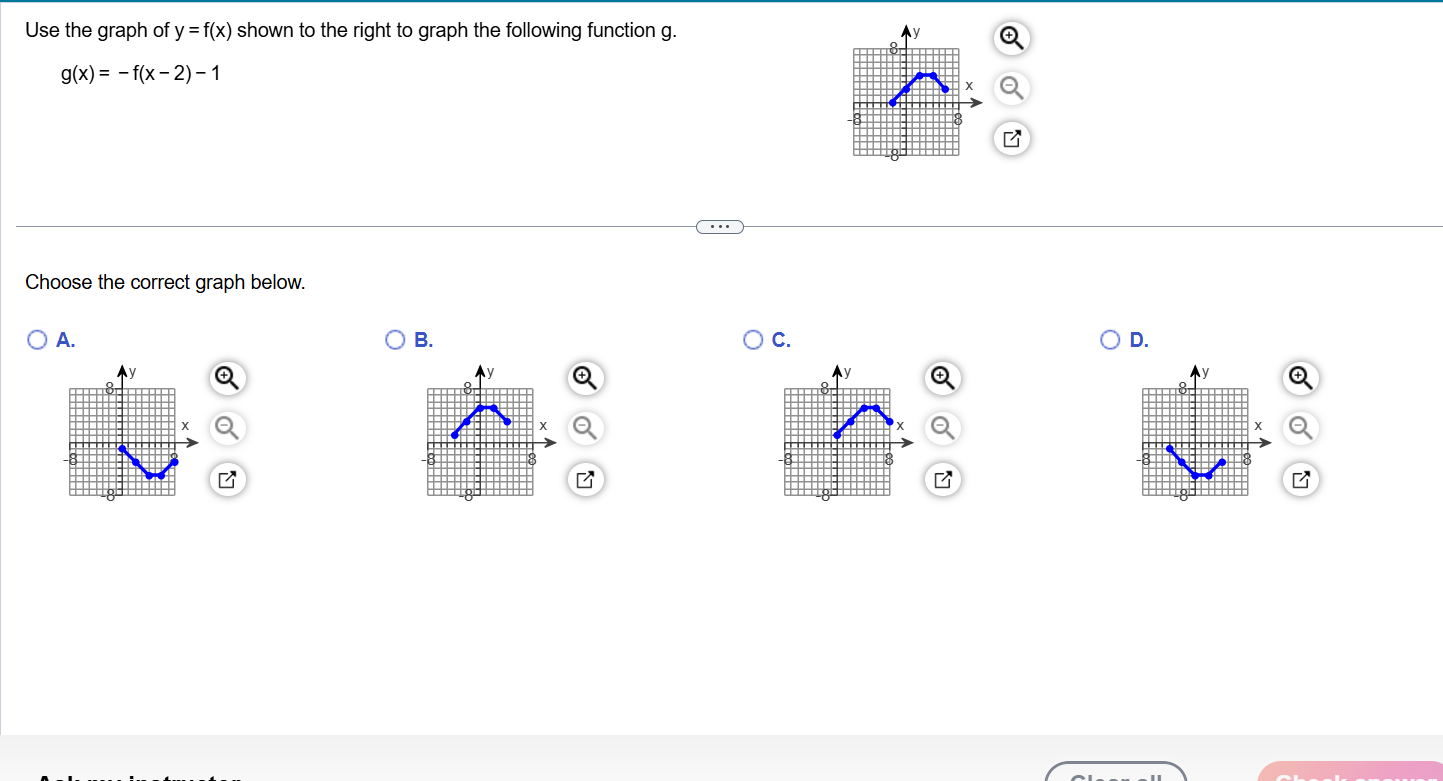 Use the graph of y = f(x) shown to the right | StudyX