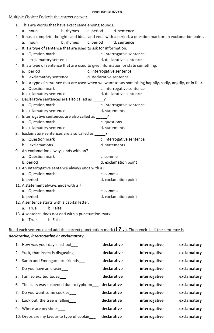 Multiple Choice: Encircle the correct | StudyX
