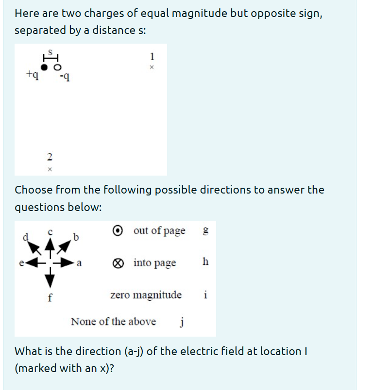 Here are two charges of equal magnitude but | StudyX