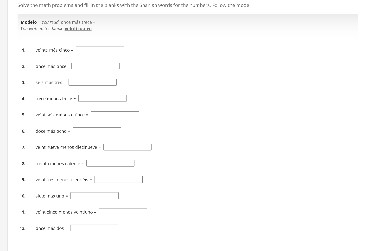 Solve the math problems and fill in the | StudyX