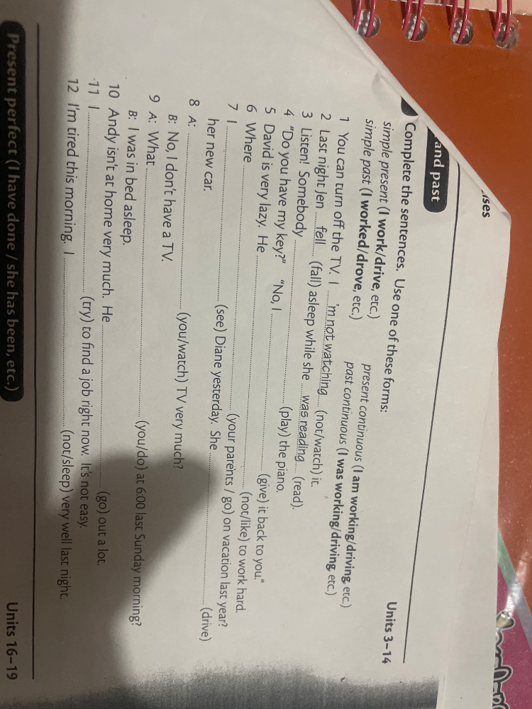 Complete the sentences. Use one of these | StudyX