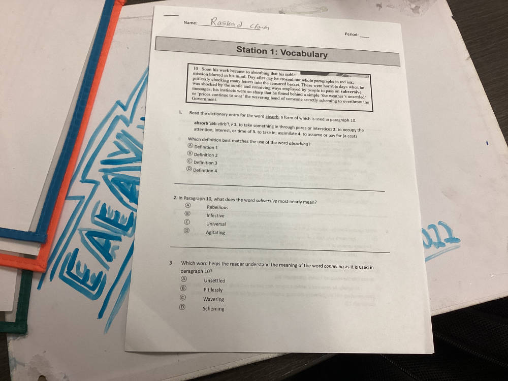 1. Read the dictionary entry for the word | StudyX