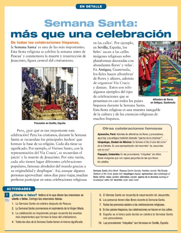 ¿Cierto o falso? Indica si lo que dicen las | StudyX