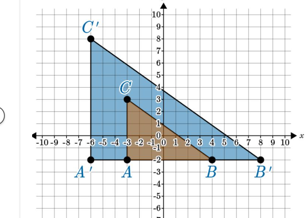 The image shows two triangles, ABC and | StudyX
