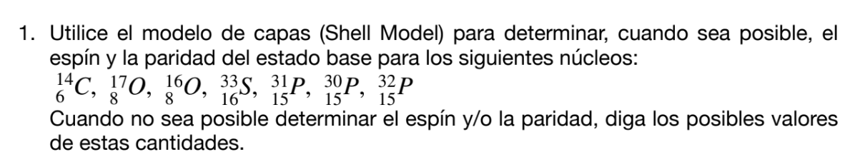 1. Utilice el modelo de capas (Shell Model) | StudyX