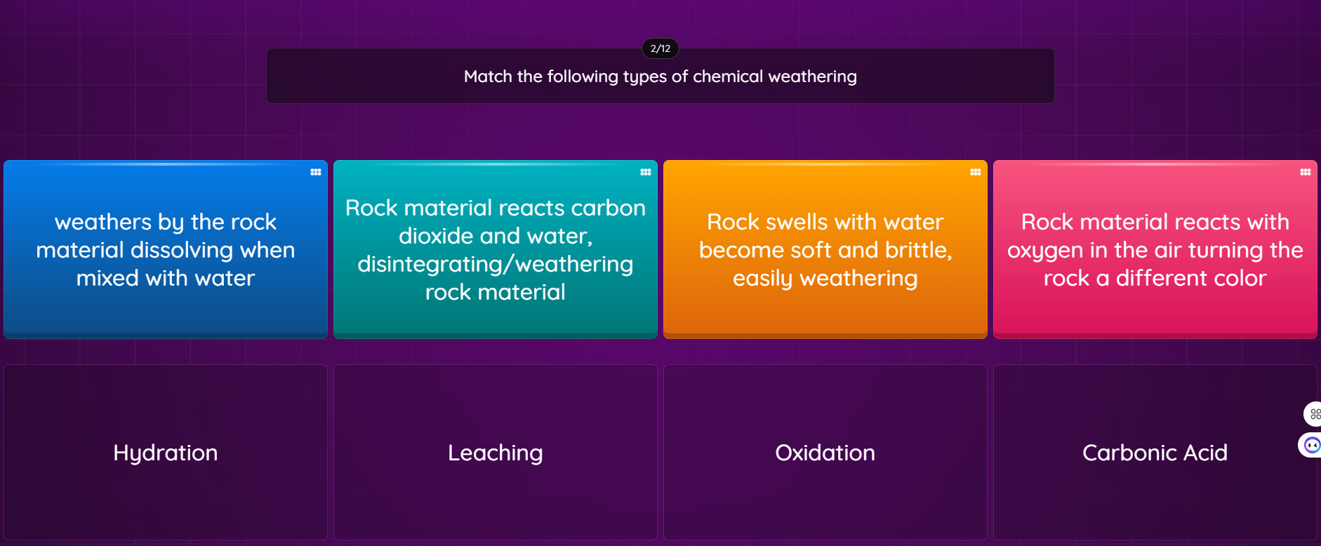 Match the following types of chemical | StudyX