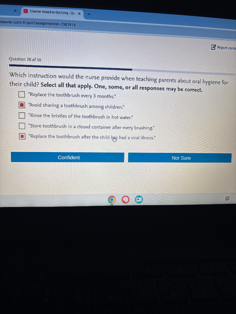 Which instruction would the nurse provide | StudyX