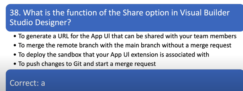 38. What is the function of the Share option | StudyX