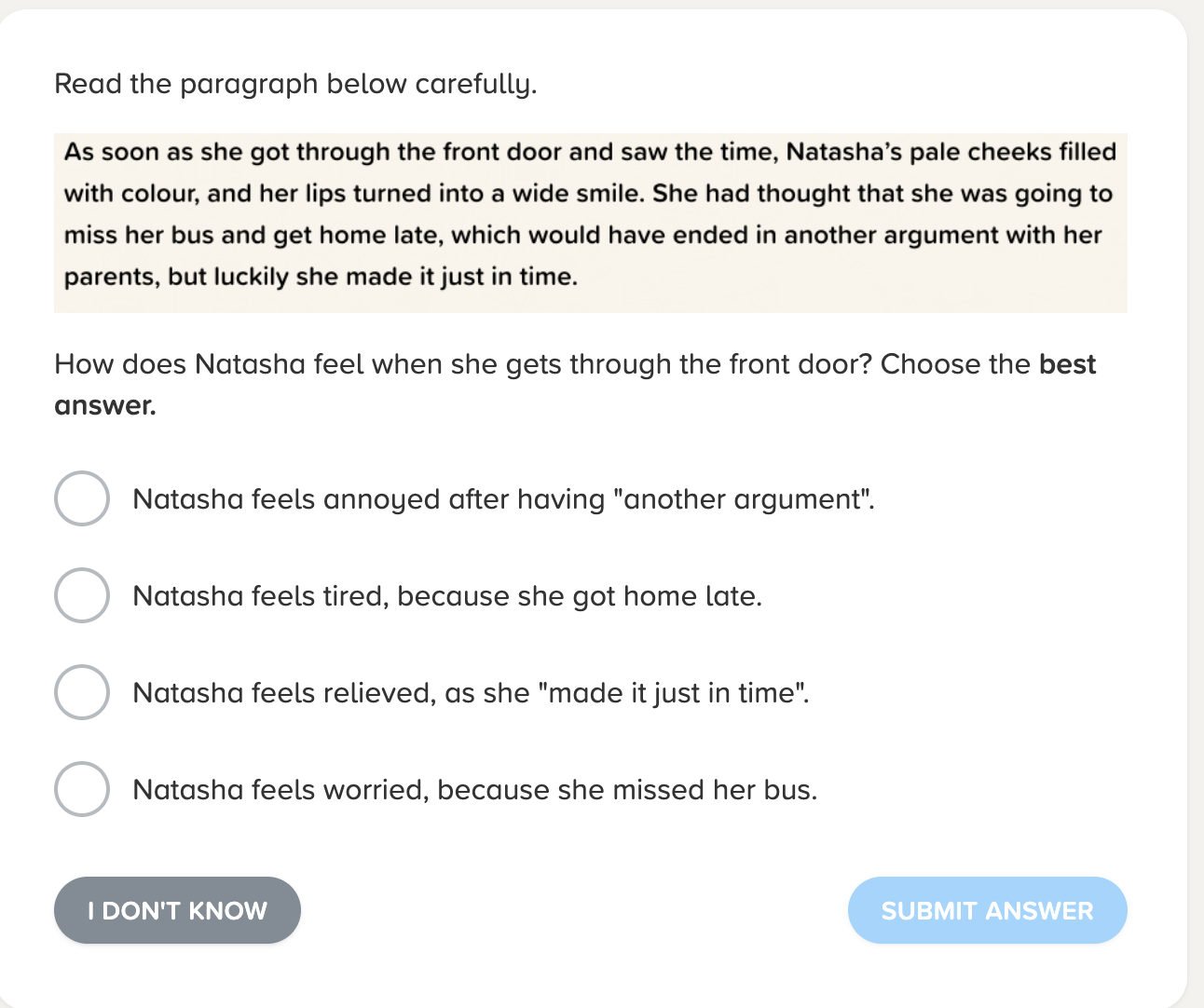 Read the paragraph below carefully. As soon | StudyX