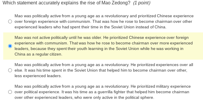 Which statement accurately explains the rise | StudyX