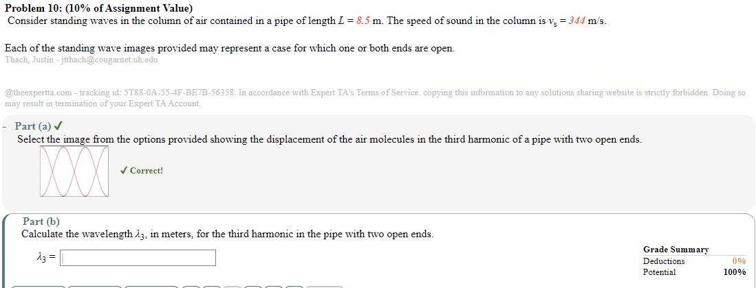 Problem 10: (10% of Assignment Value) | StudyX
