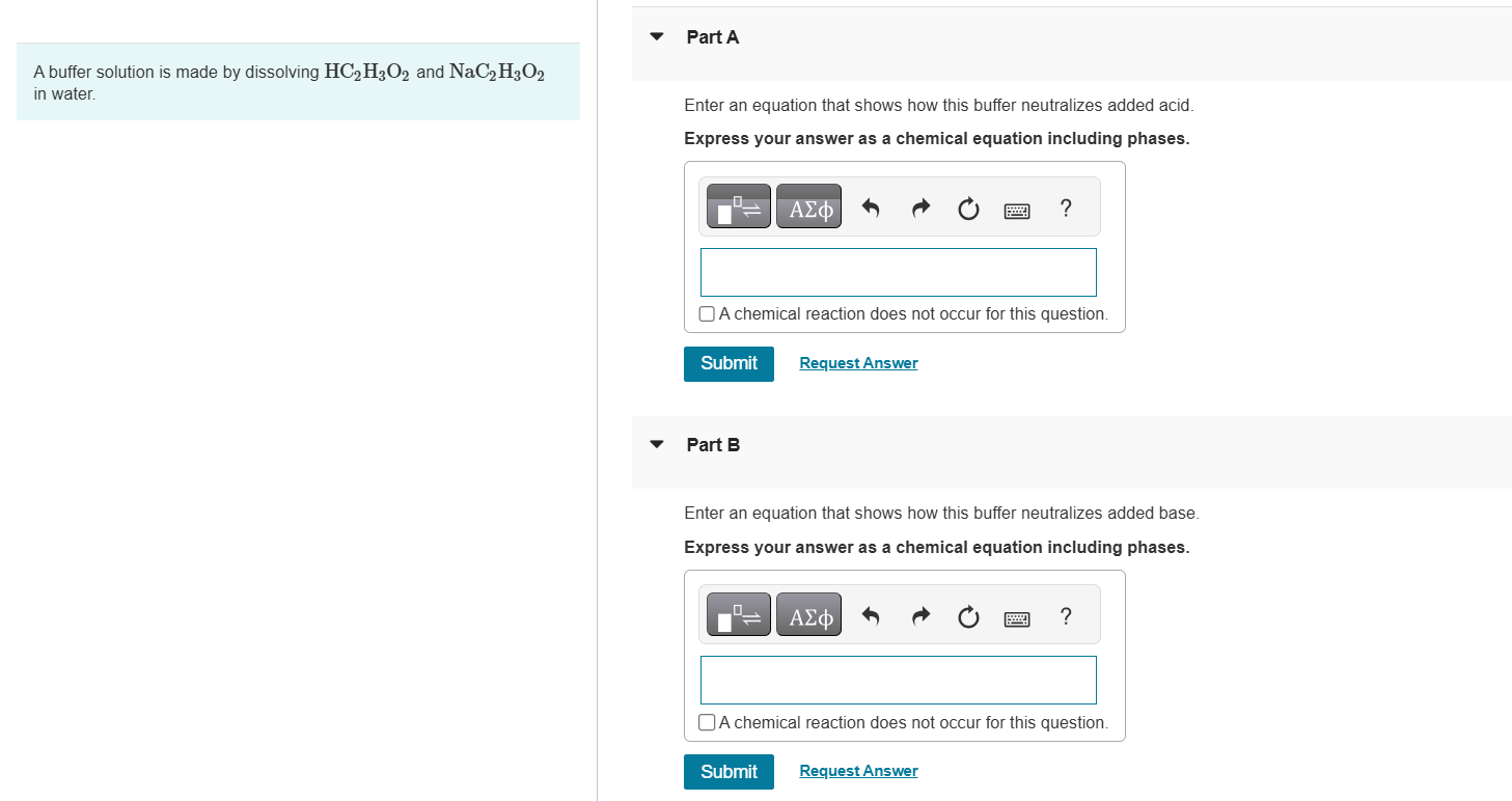 A buffer solution is made by dissolving | StudyX